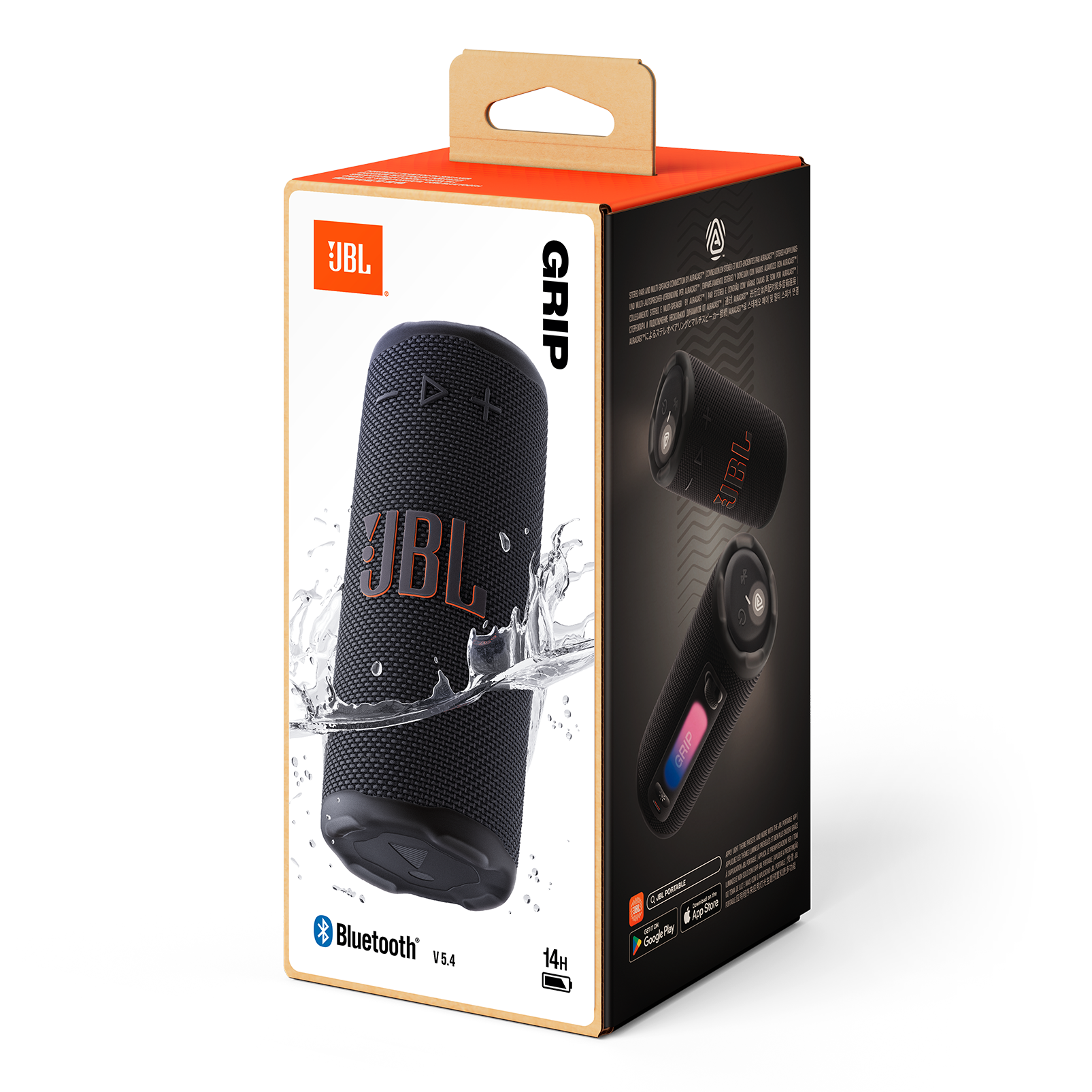 JBL Grip | Altavoz Bluetooth compacto con potente sonido JBL Pro y luz ...